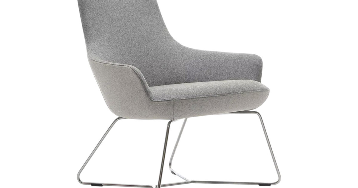 Hendrix Chair LB Wire Frame Base | Green Edge | Green Edge