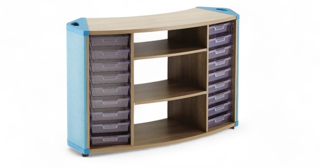 Flowform Curved Storage | Steelcase , Storage | Green Edge